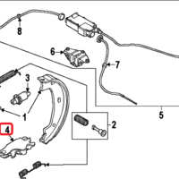 BMW NEW GENUINE 1 3 4 5 6 7 X1 X3 X5 PARKING HAND BRAKE EXPANDING LOCK ...